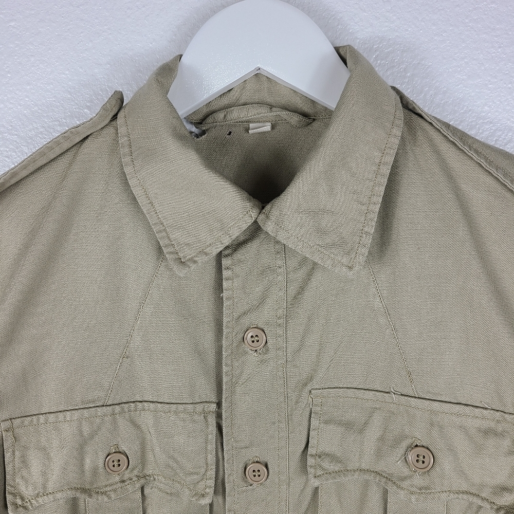 Vintage 50s Usaf Military Flying Mans Tan Jacket - Gem
